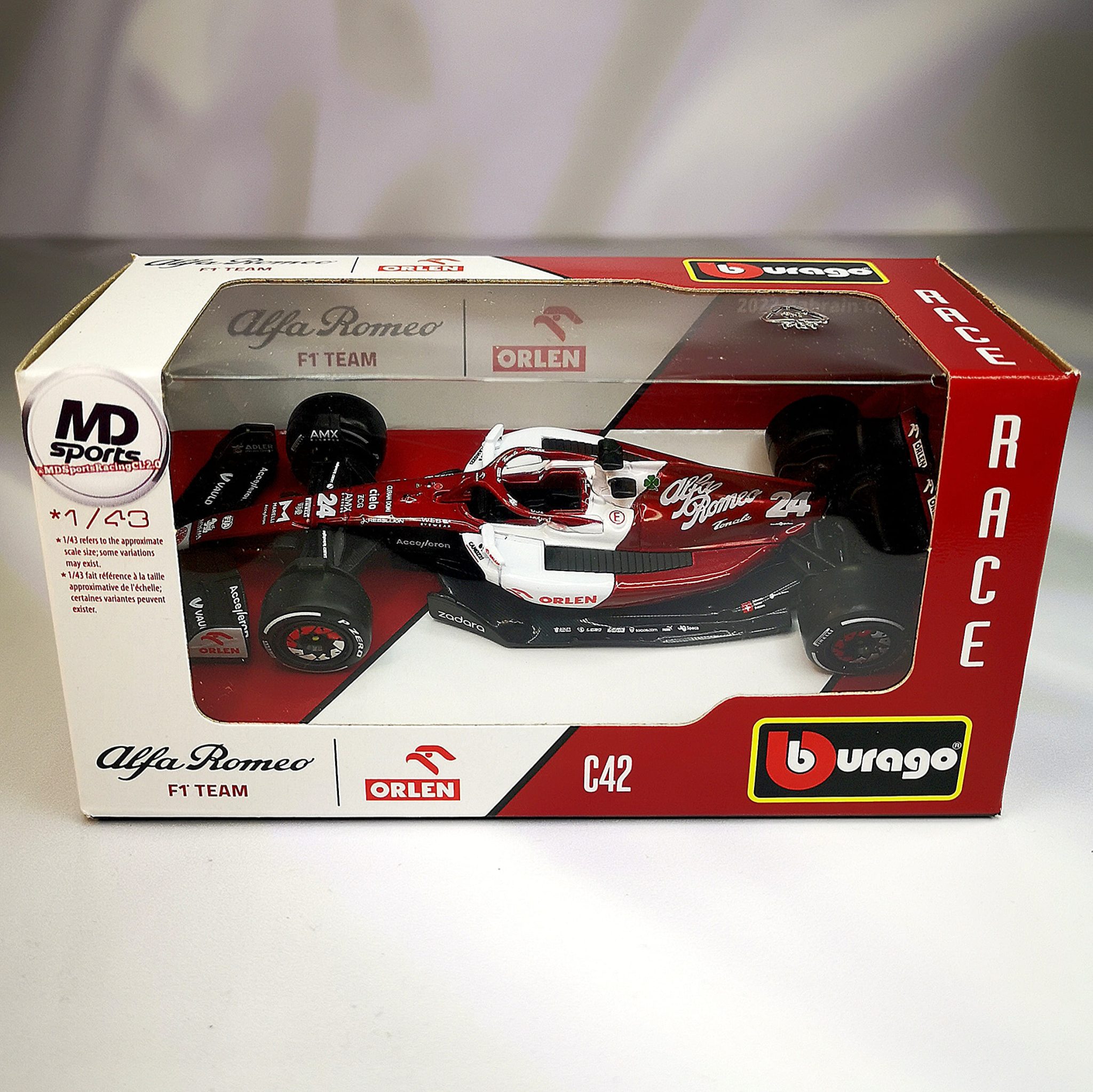 Escala 1:43 Burago – Tienda F1 MD Sports