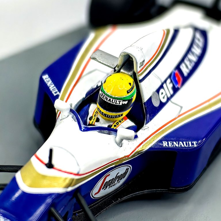 Williams FW16 1994 #2 Ayrton Senna Caja Acrilica IXO Special 1:43 – Tienda F1 MD Sports