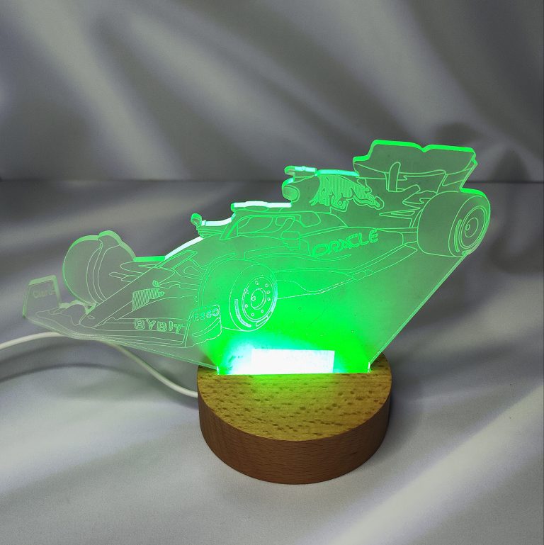 Lampara Led Auto Formula 1 RedBull Racing – RGB 7 Colores – Tienda F1 ...