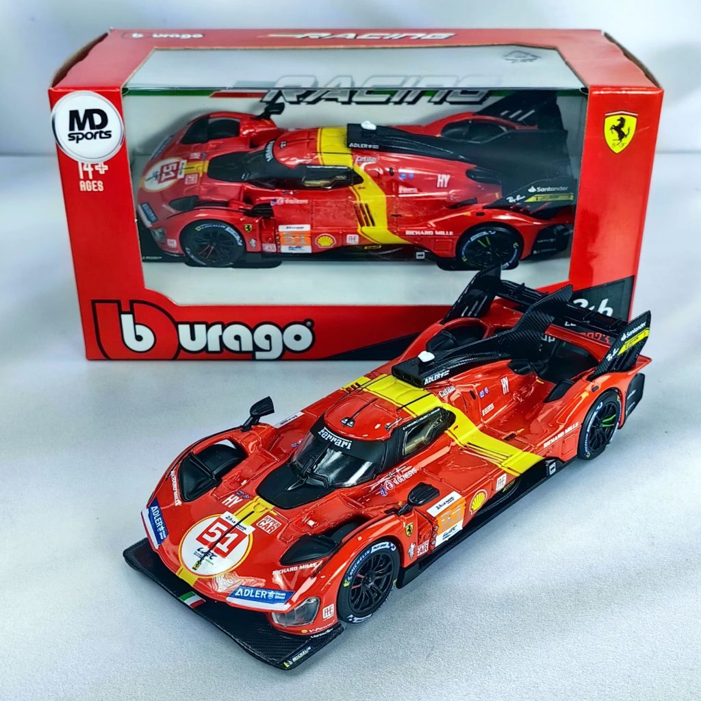 Ferrari 499p WEC 24H LeMans 2023 #51 Caja Normal Burago 1:43 – Tienda ...