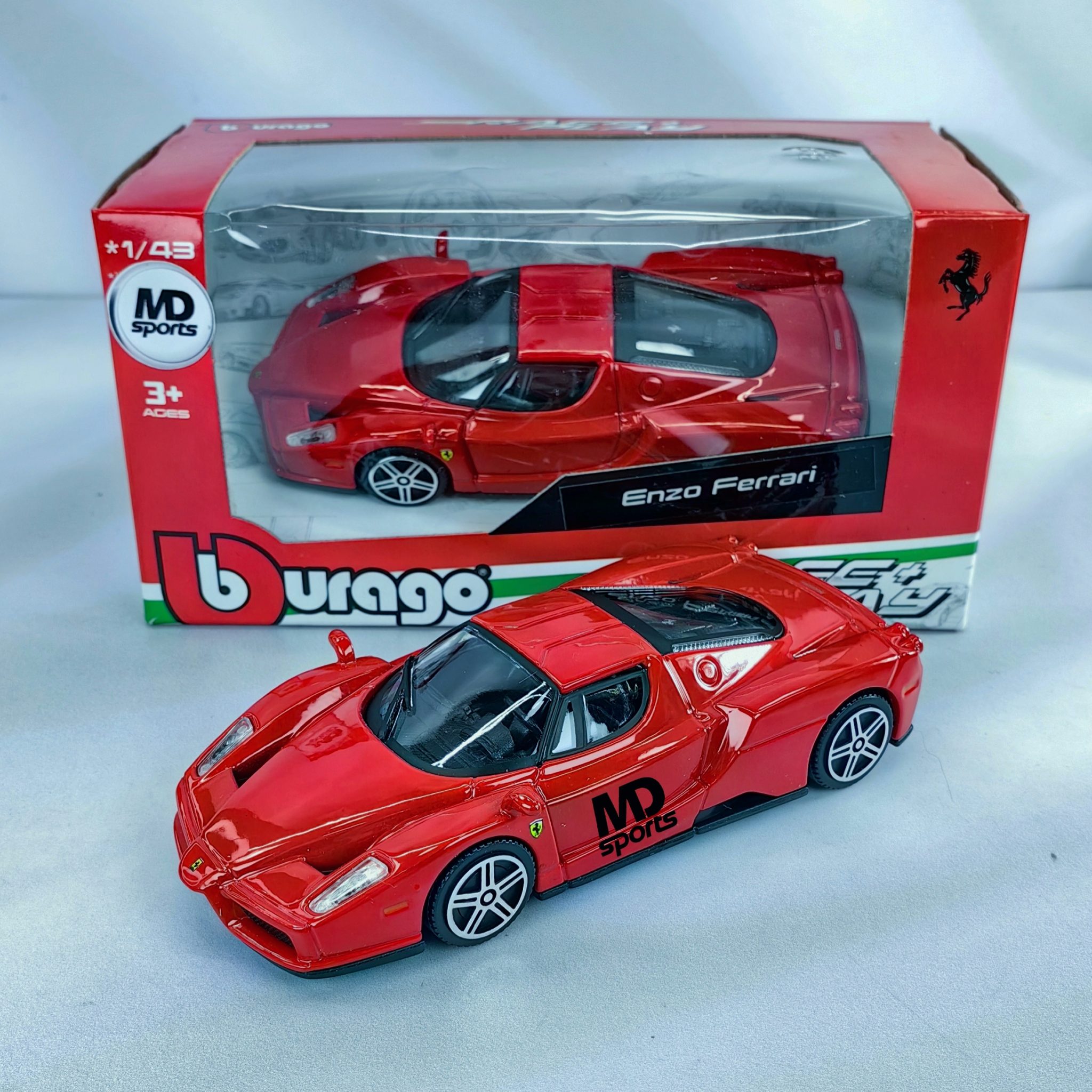 Deportivo Ferrari Enzo Caja Normal Burago Race 1:43 – Tienda F1 MD Sports