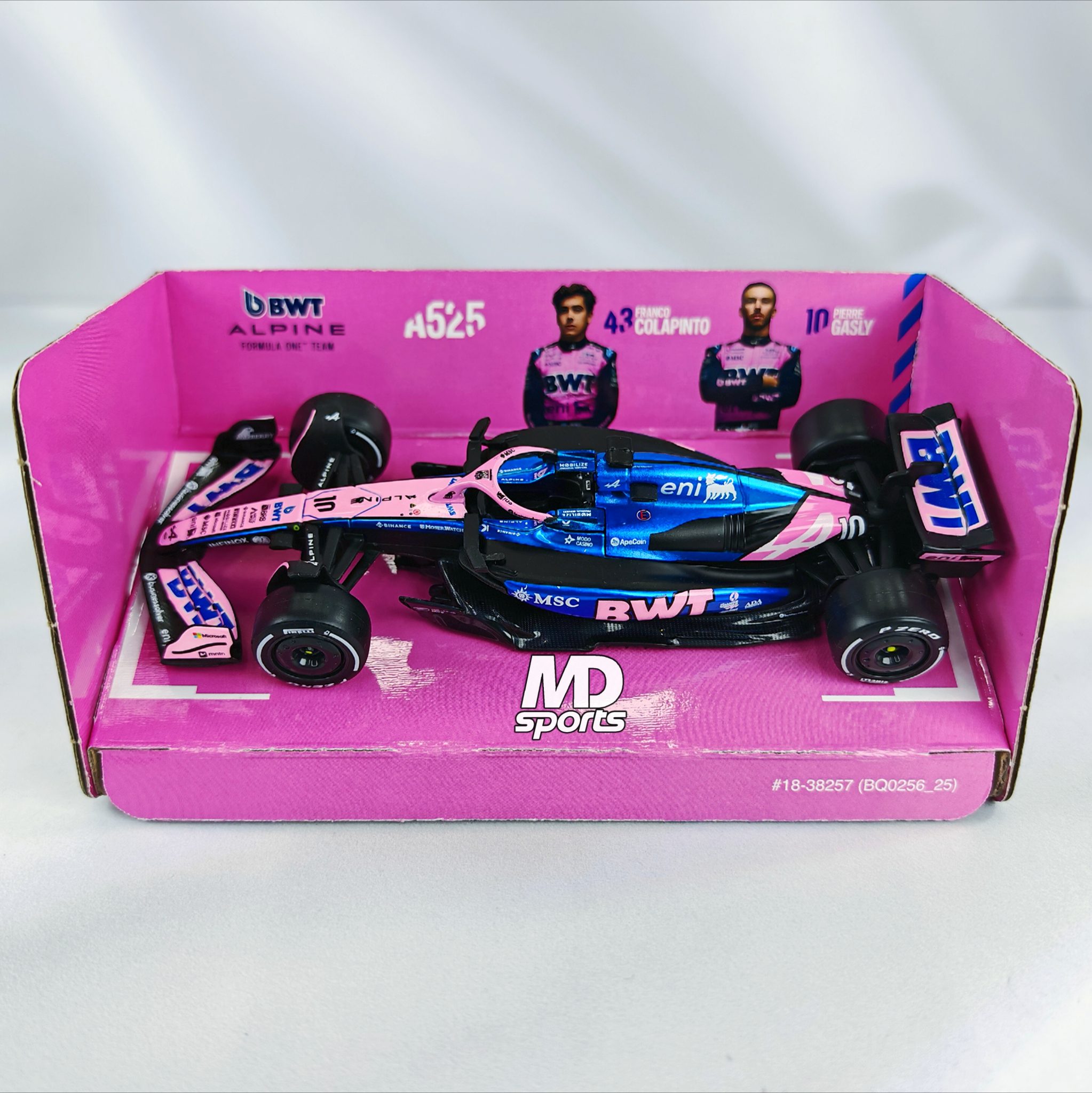 Alpine A525 2025 #10 Pierre Gasly Caja Normal Burago 1:43 – Tienda F1 ...
